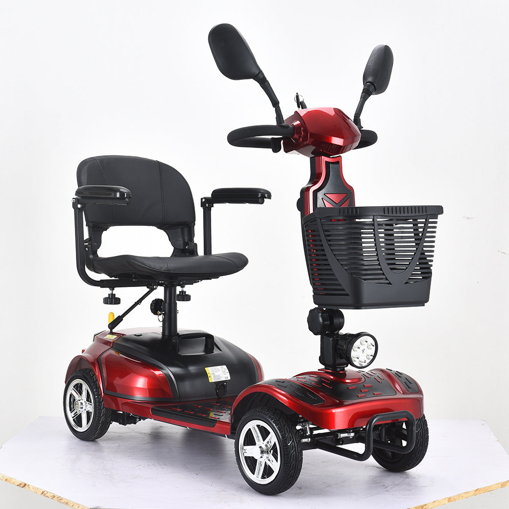Scooter Electrico 4 Ruedas Silla de Ruedas Electrica Desarmable Soport ...