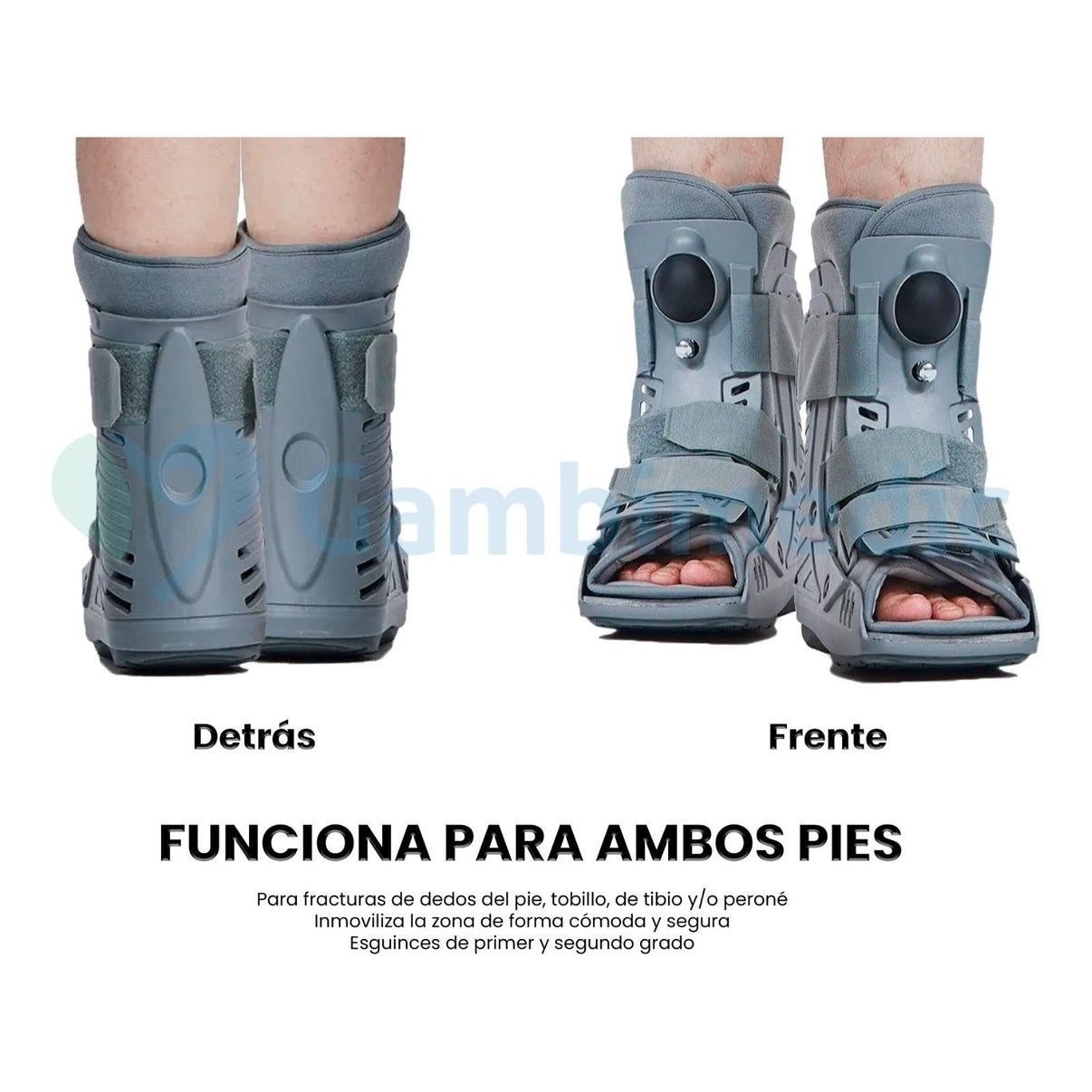 Bota Férula Walker Corta Ortopédica Aire Neumática Premium – Gambimedic